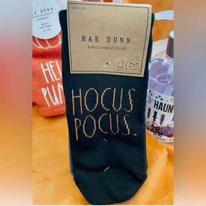 Rae Dunn | Accessories | New Rae Dunn Hocus Pocus Halloween Ankle Socks ...